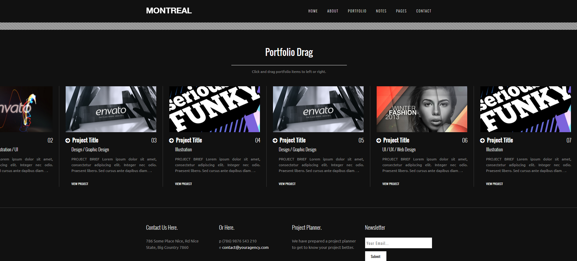 Horizontal Scrolling WordPress Themes - Pressengers