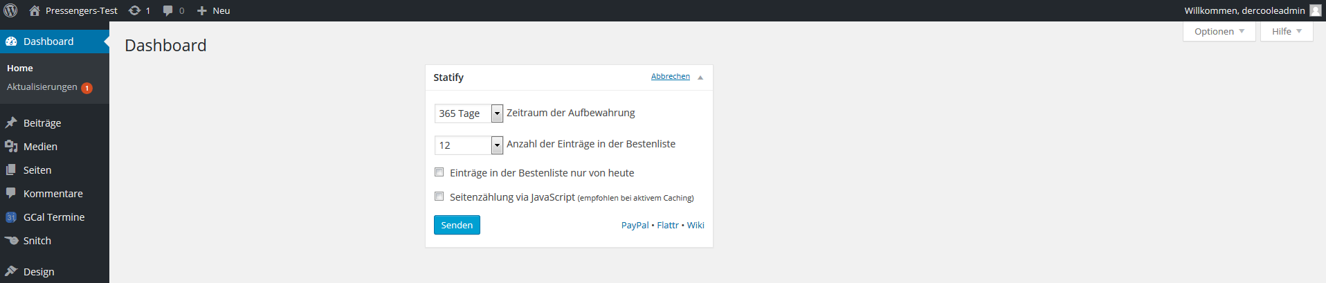 Besucherstatistik in WordPress: Datenschutzkonform | pressengers
